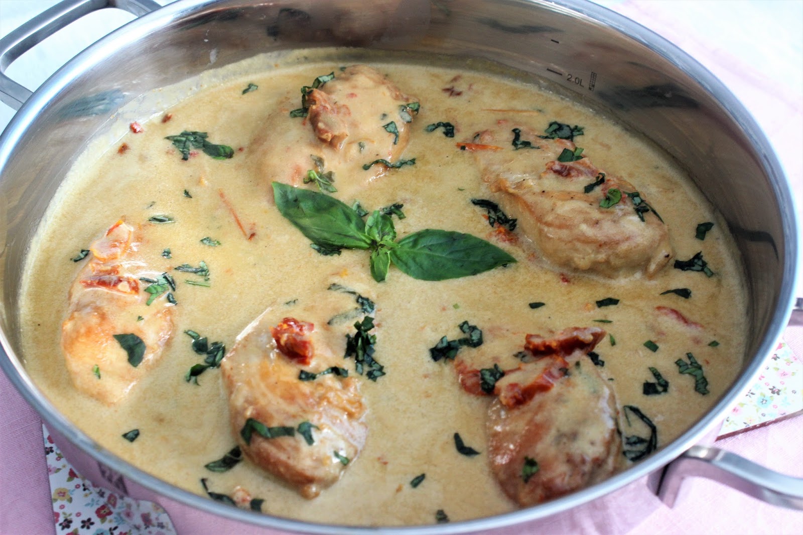 Pechugas de Pollo a la Crema con Tomates secos | Las Recetas de Marichu ...