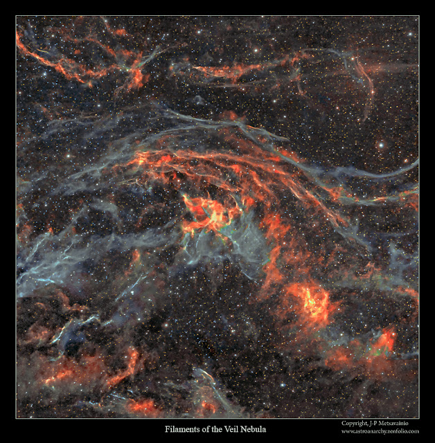 Astro Anarchy: Filaments of the Veil Nebula in visual spectrum