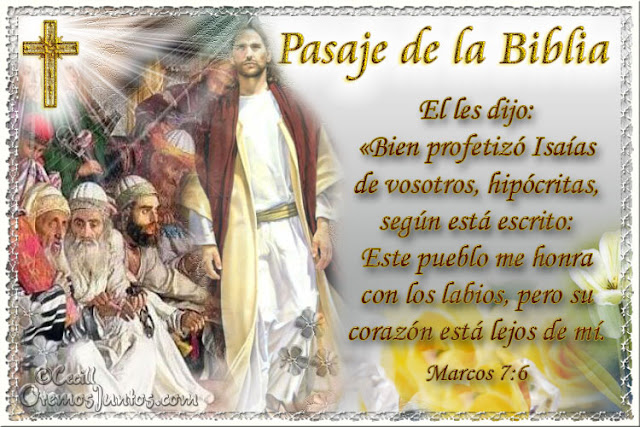 Vidas Santas: Santo Evangelio según san Marcos 7:6