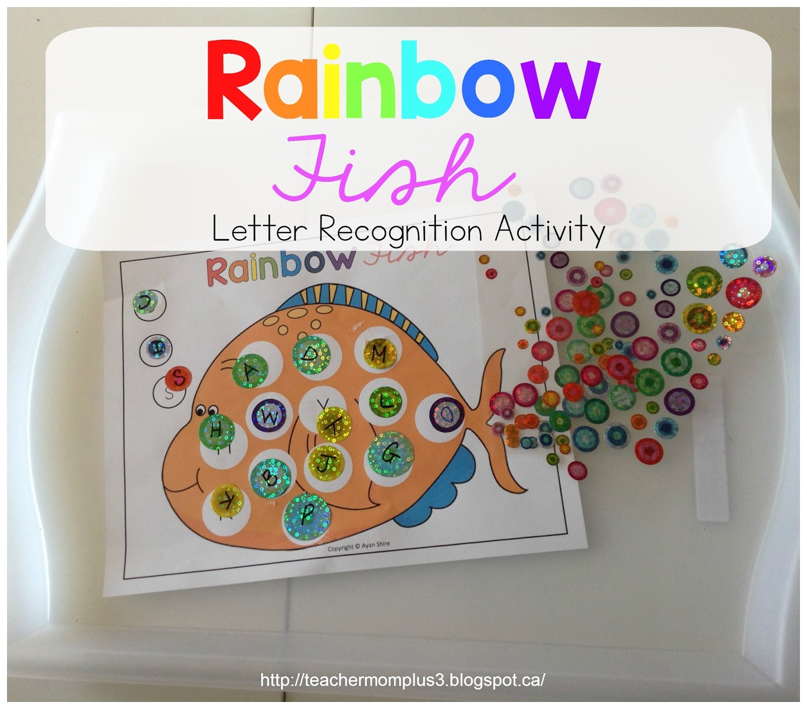 Rainbow Fish Activities Kindergarten