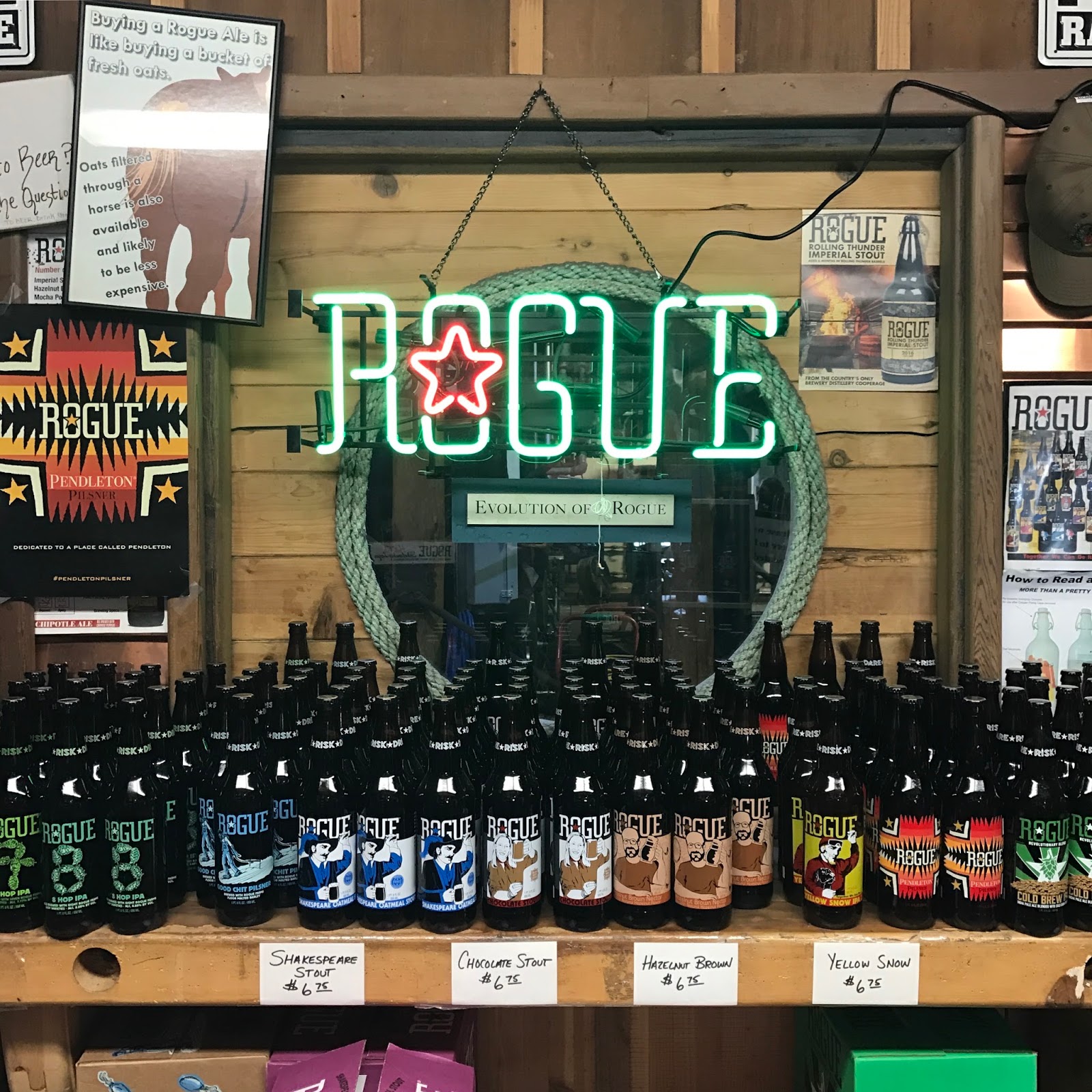 Always Aubrey: Beer From Ground to Glass: Rogue Ales & Spirits