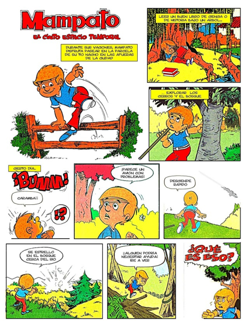 Los comics de Machete: Mampato y Xse: El cinto Espacio Temporal