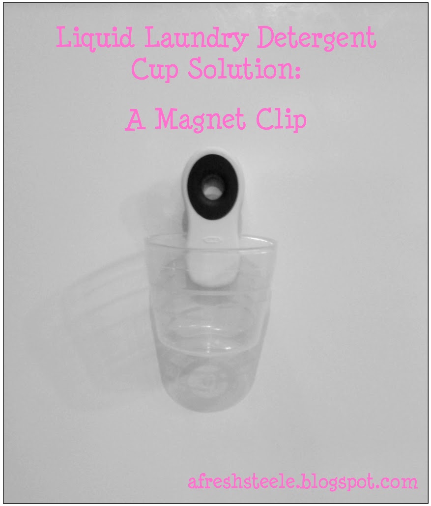 a fresh steele: Solution: Liquid Laundry Detergent Cup