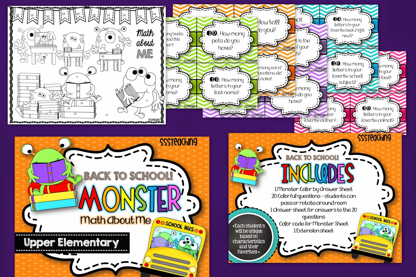 Back to School Math - SSSTeaching