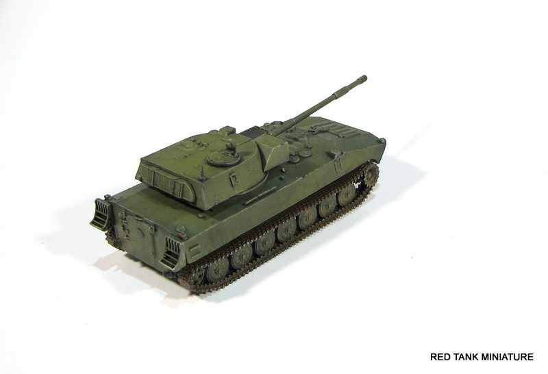 Gulumik Military Models: 2S15 NOROV 1/72 RED TANK MINIATURE