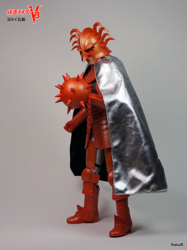 RED6: Medicom 1/6 Kamen Rider V3 Destron Yoroi Gensui (ヨロイ元帥)