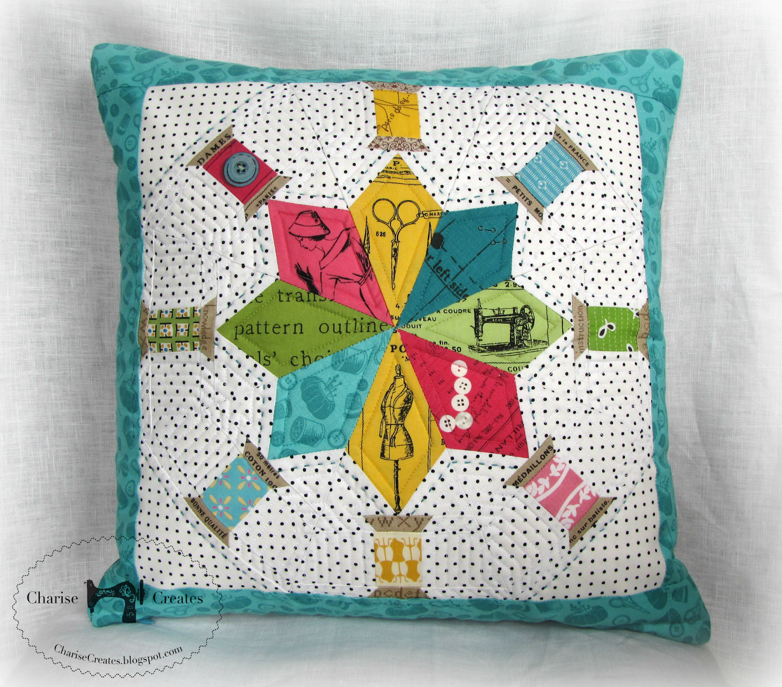 Charise Creates: Patchwork Party ~ My Favorite Patchwork Pillows