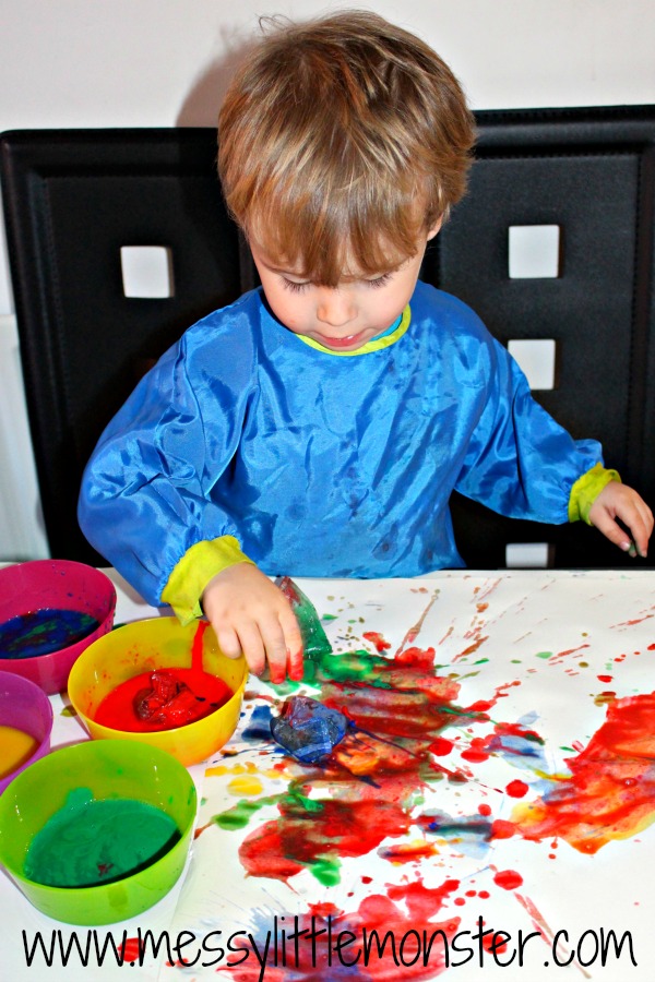 Splat Painting - Messy Little Monster
