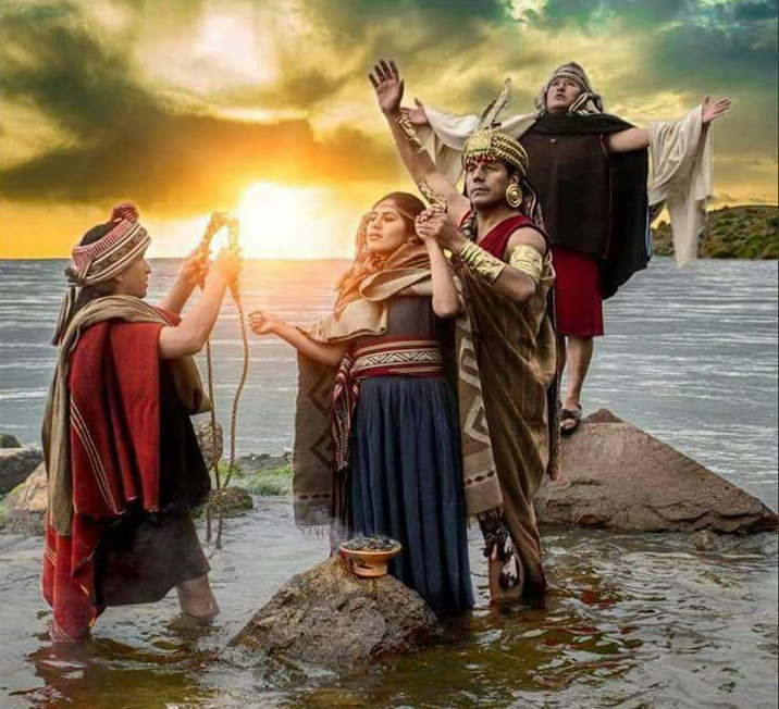 PUNO, CULTURA Y DESARROLLO: MANCO CAPAC Y MAMA OCLLO SALEN DEL TITIKAKA