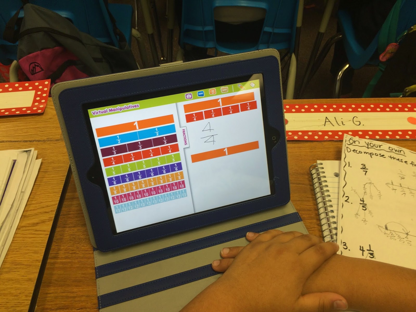 Our Flipped Classroom Adventures: Digital Math Manipulatives and Models