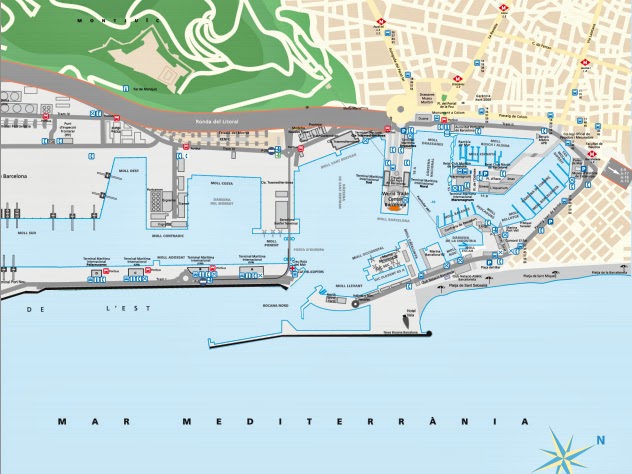 Puerto de Barcelona - Servicios - Localización