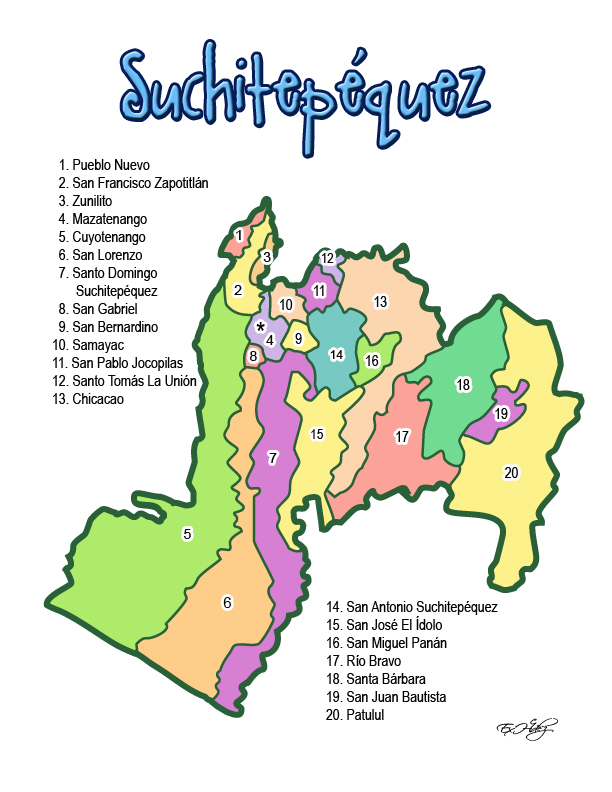 DEPARTAMENTO DE SUCHITEPÉQUEZ (GUATEMALA)