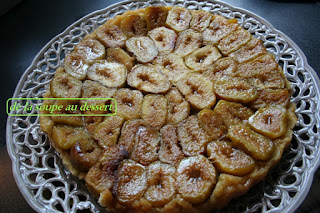 de la soupe au dessert: Tatin à la figue verte du jardin