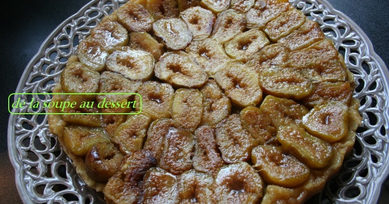 de la soupe au dessert: Tatin à la figue verte du jardin