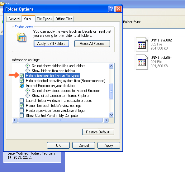 Heaven's Melody: How to solve a problem "when .001 is AVI Format?"