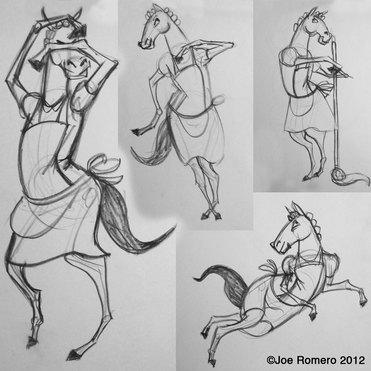 Joe's Art and Animation: Anthropomorphic Animal Drawing