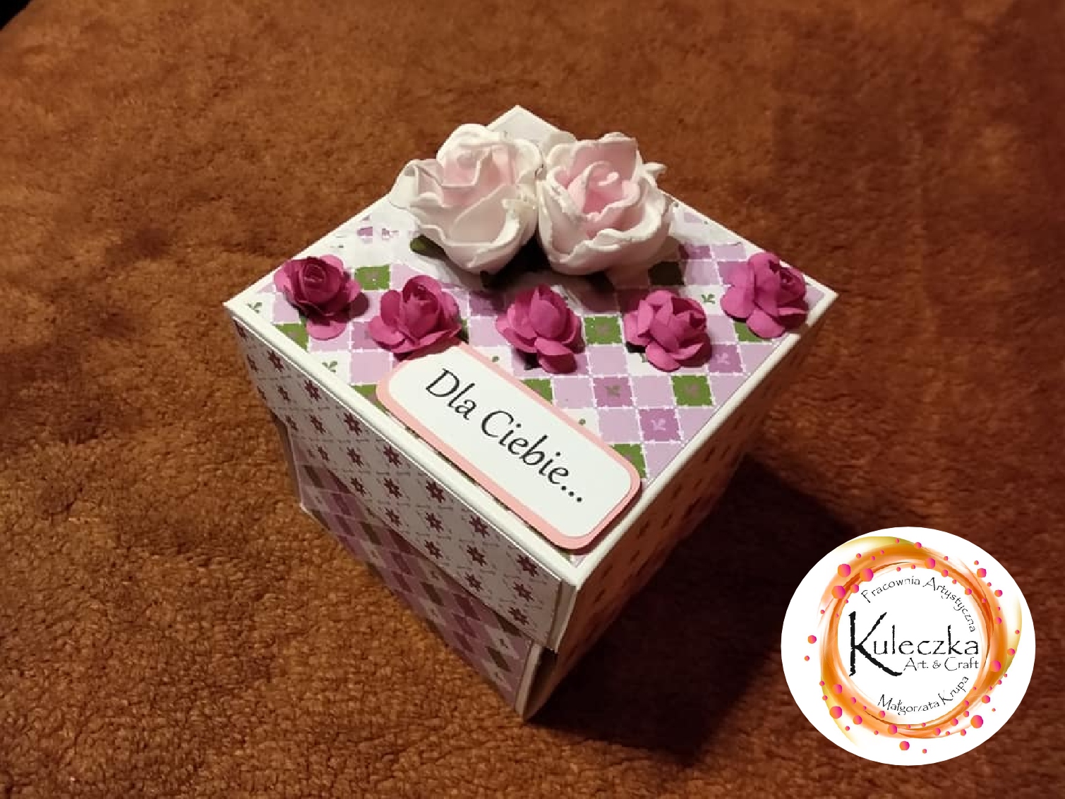 Kuleczka Art & Craft: Exploding box na 40 urodziny