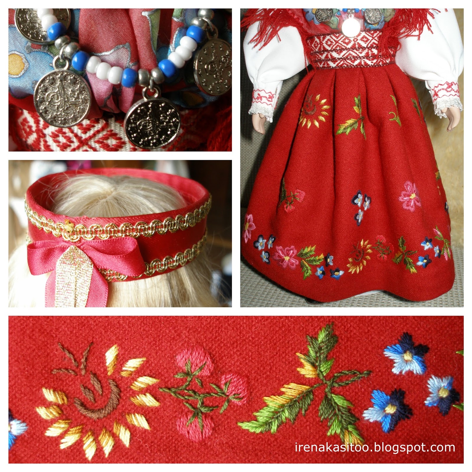 Irena Käsitöö: Rahvariietes nukud / Folk costume dolls