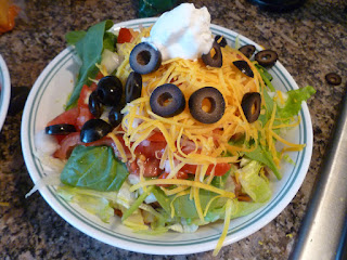 Vegetarian Family Cooking: Haystacks - Vegetarian Taco Salad
