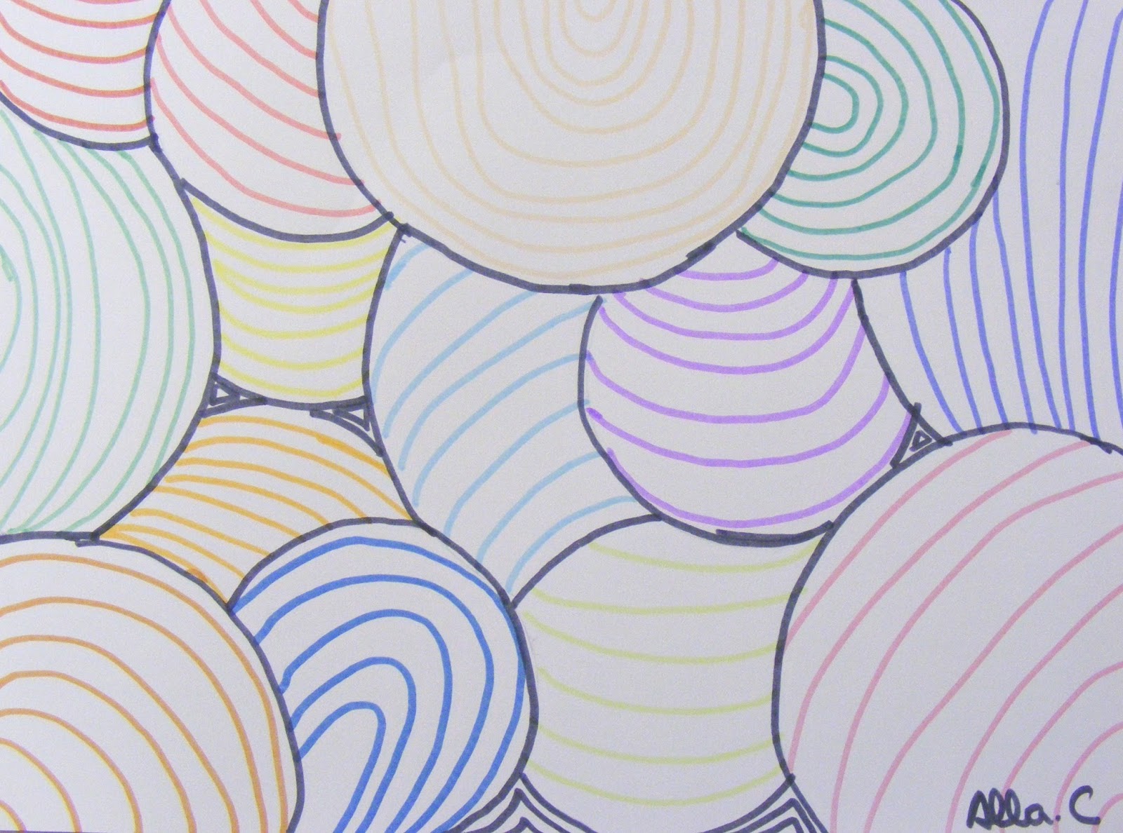 ESTUDIO KORAI: Tramas de líneas curvas