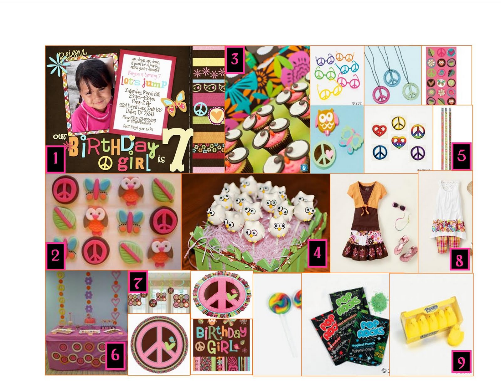 Events by Tiffany and Cristen: Hippie Chick Party Inspiration Board ...