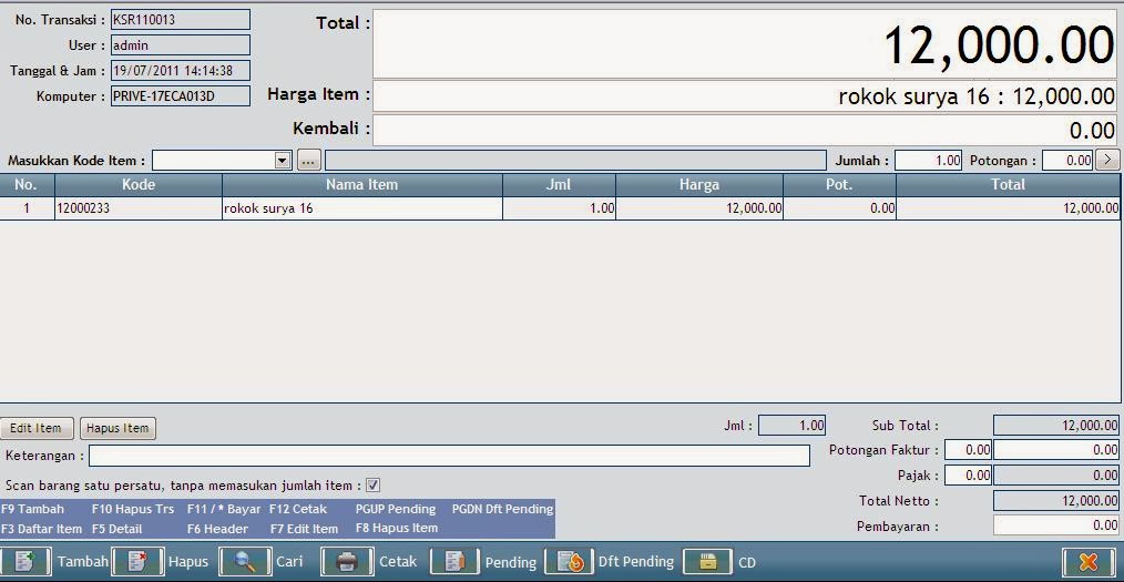 Program Kasir Software Kasir