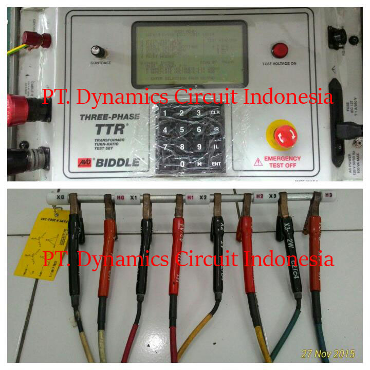 Three-Phase Transformer Turn Ratio Test Set - Megger TTR 550503 ...