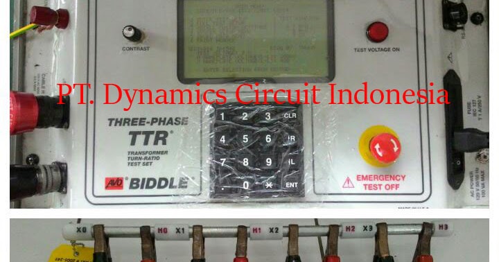 Three-Phase Transformer Turn Ratio Test Set - Megger TTR 550503 ...