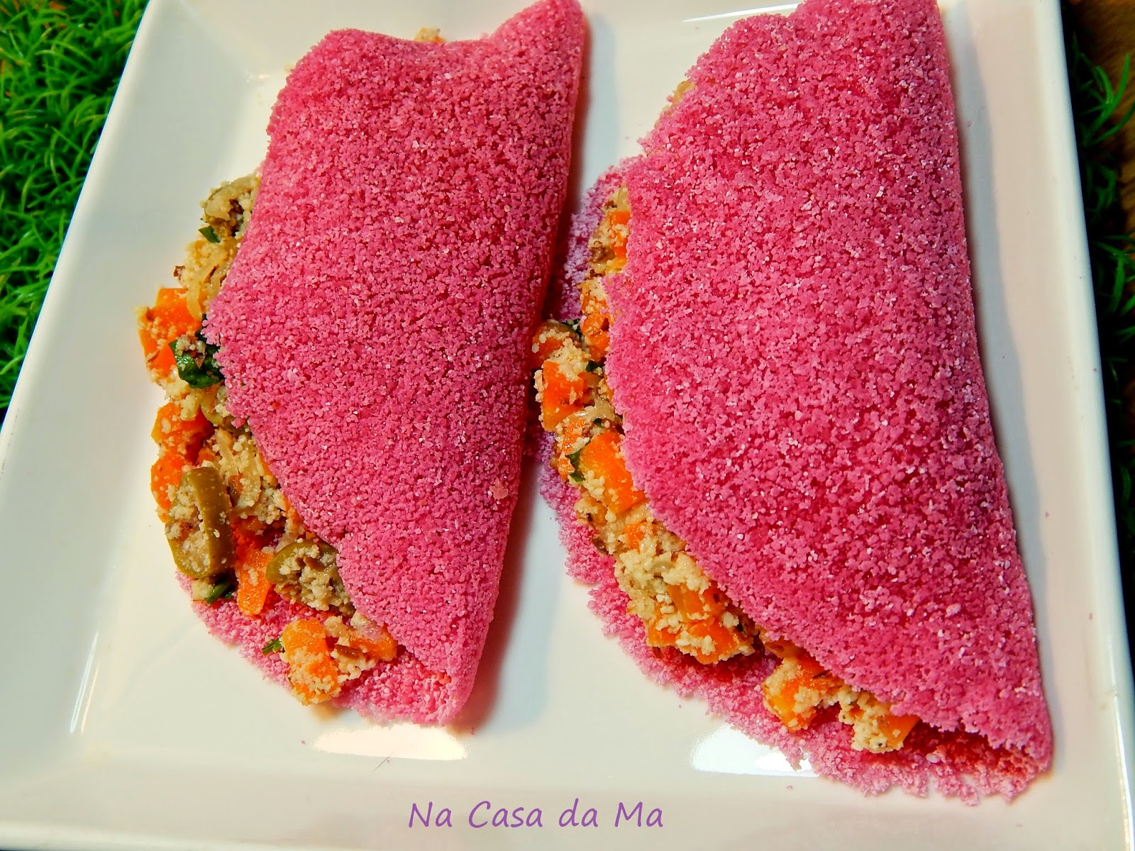 Na Casa da Ma: TAPIOCA COLORIDA ROSA