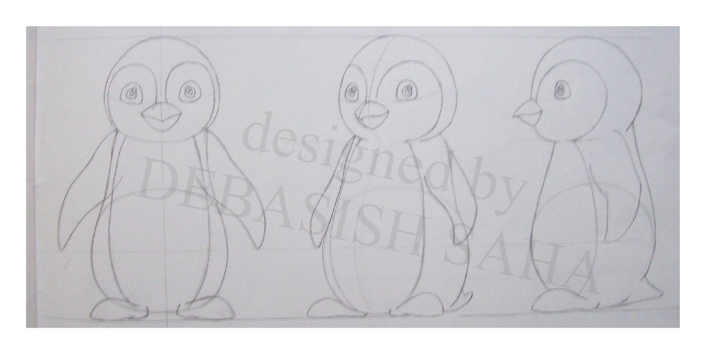 Time 2 Animate: Penguin Model Sheet