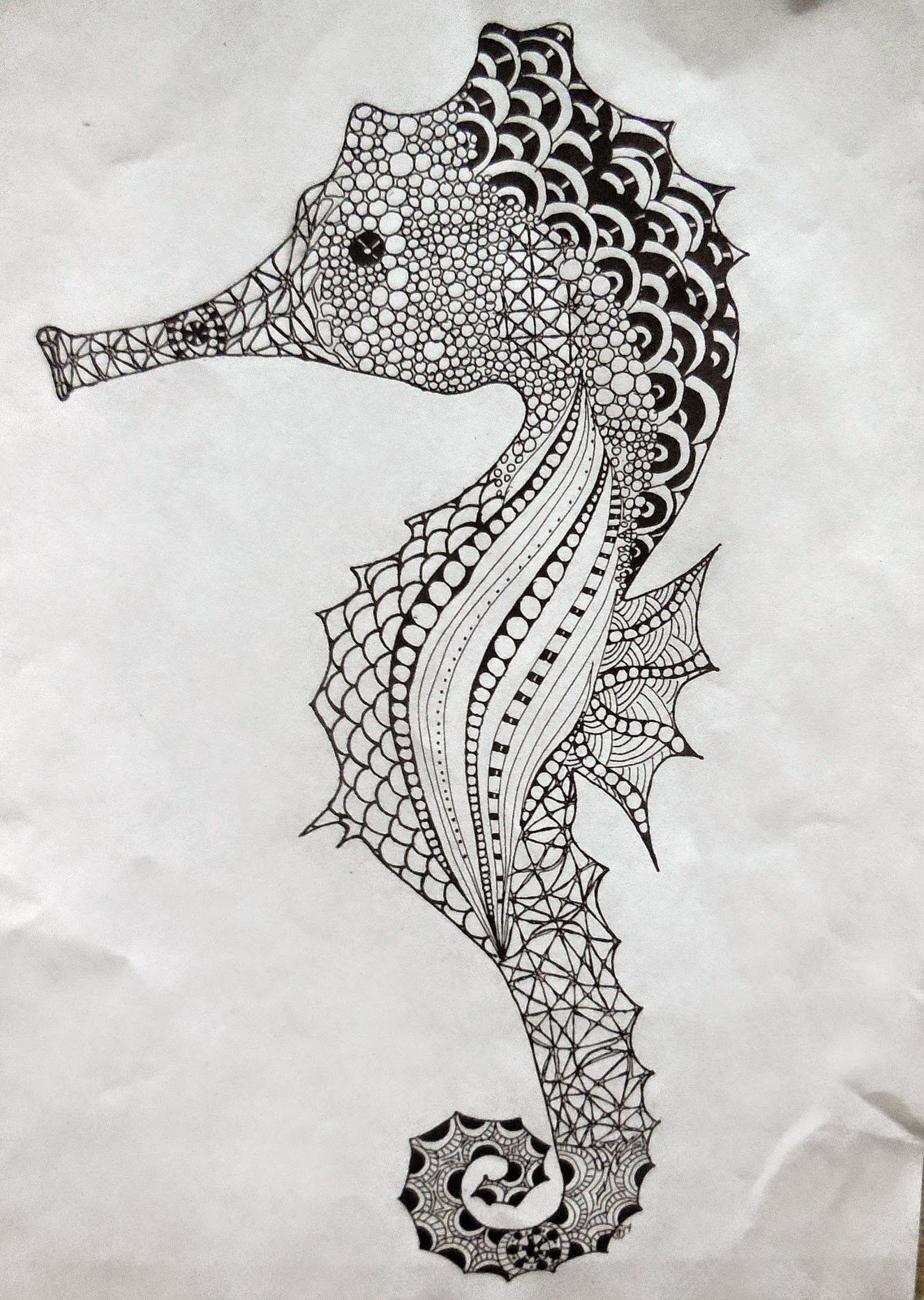 Sea"ZEN"ing: Zentangle Inspired Art