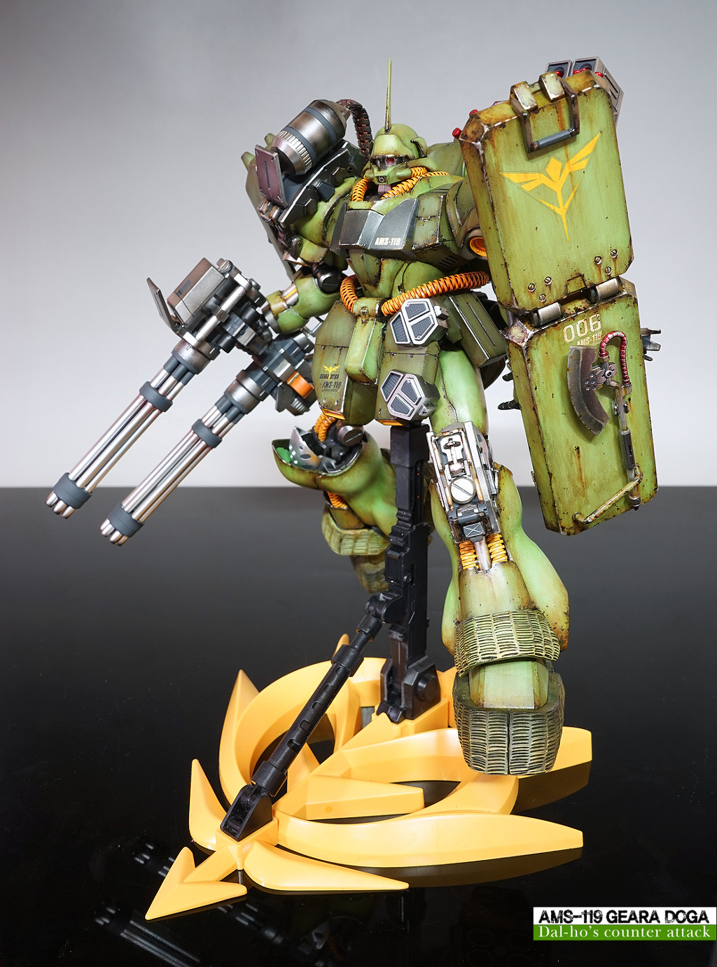 GUNDAM GUY: MG 1/100 AMS-119 Geara Doga - Customized Build
