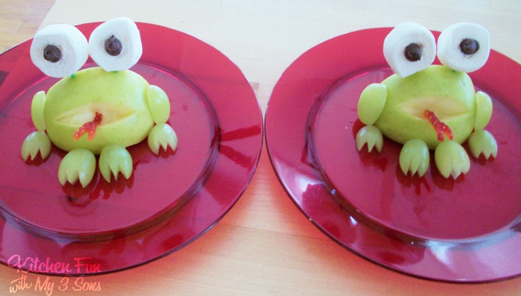 Frog Apples - Kitchen Fun With My 3 Sons