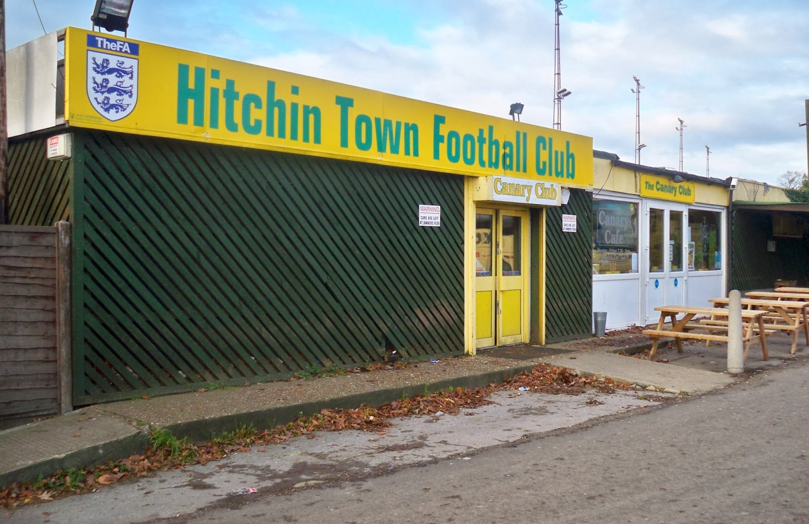 Football Grounds visited by Richard Bysouth: Hitchin Town FC