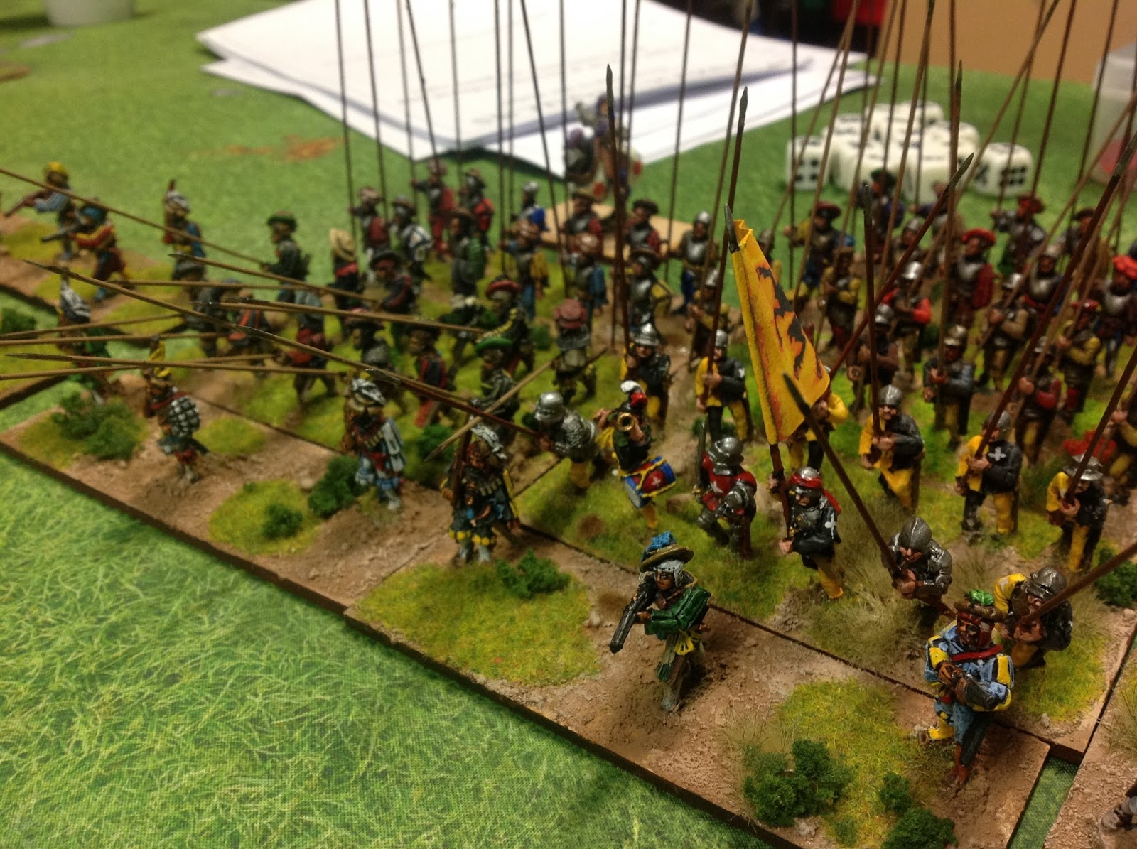 Band of Wargame Brothers: Spanish vs Swiss