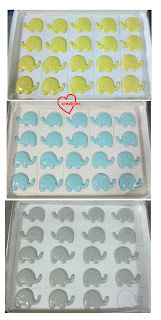 Loving Creations for You: Elephant Macarons with Salted Egg Custard and ...