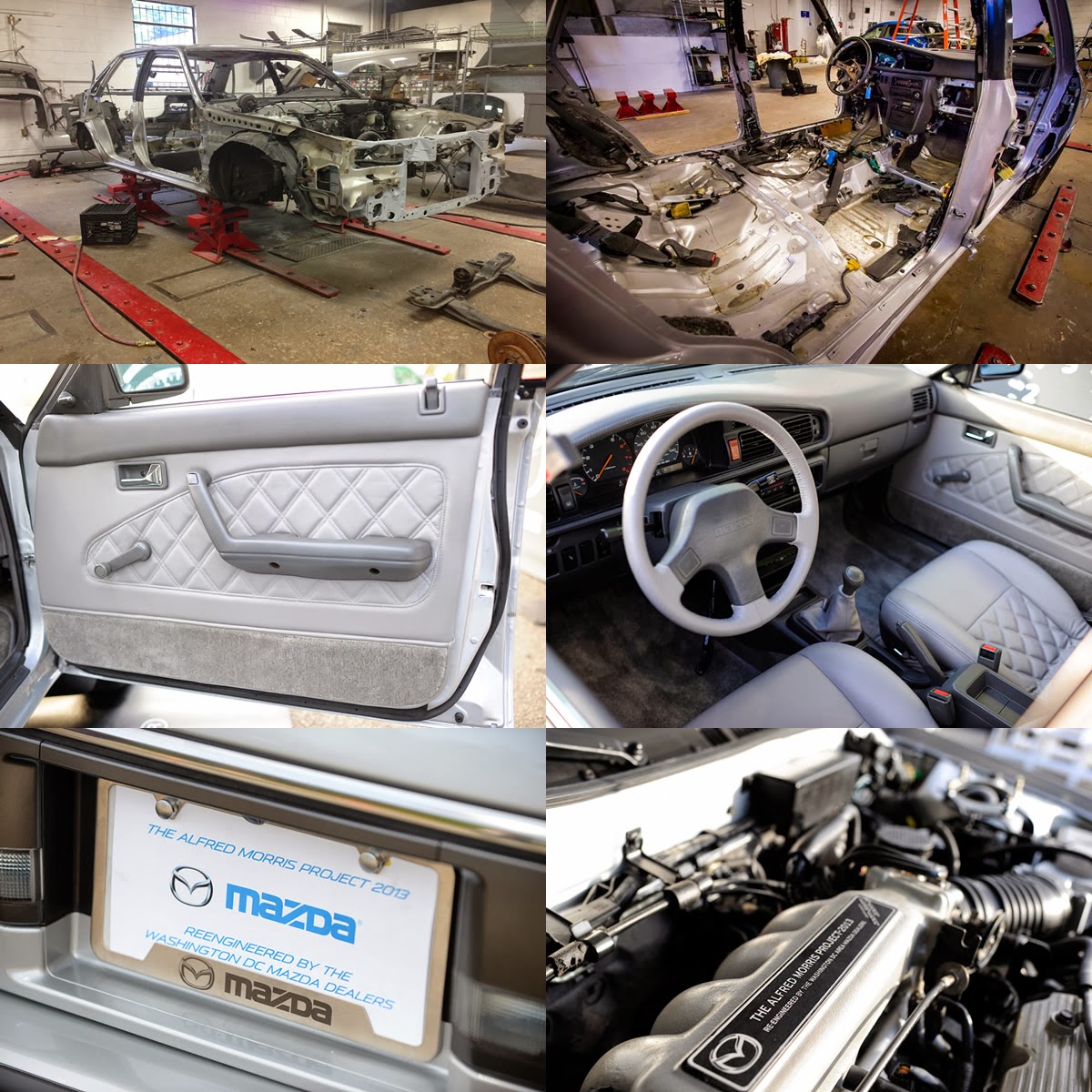 "KRAZY ROD KUSTOM FACTORY BLOG": US マツダ 1991カペラ(Mazda626)をフルレストア