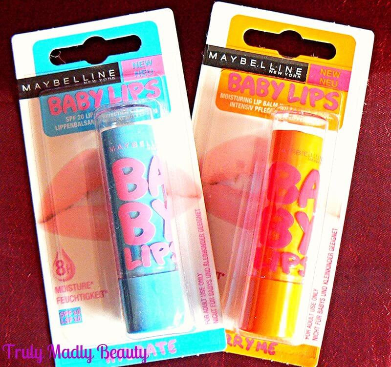 Truly Madly Beauty: Getting Lippy - Maybelline Baby Lips!