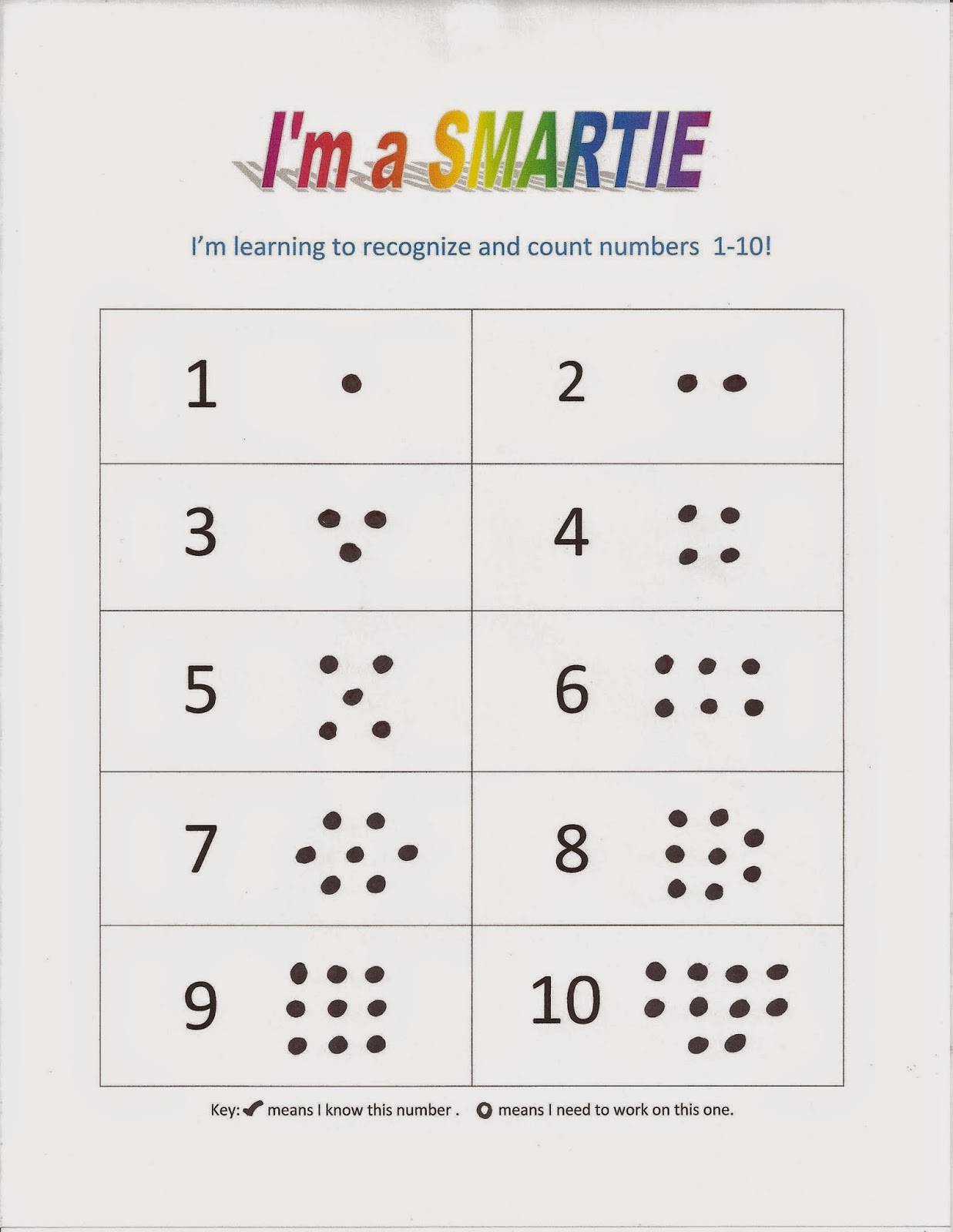 Crafts for Kids' Minds: Free Printable Number Test