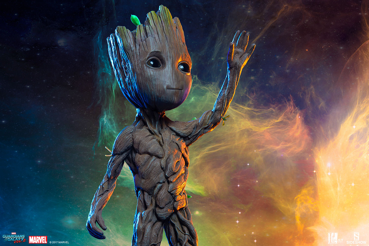 Bebê Groot em tamanho real pela Sideshow ~ Universo Marvel 616