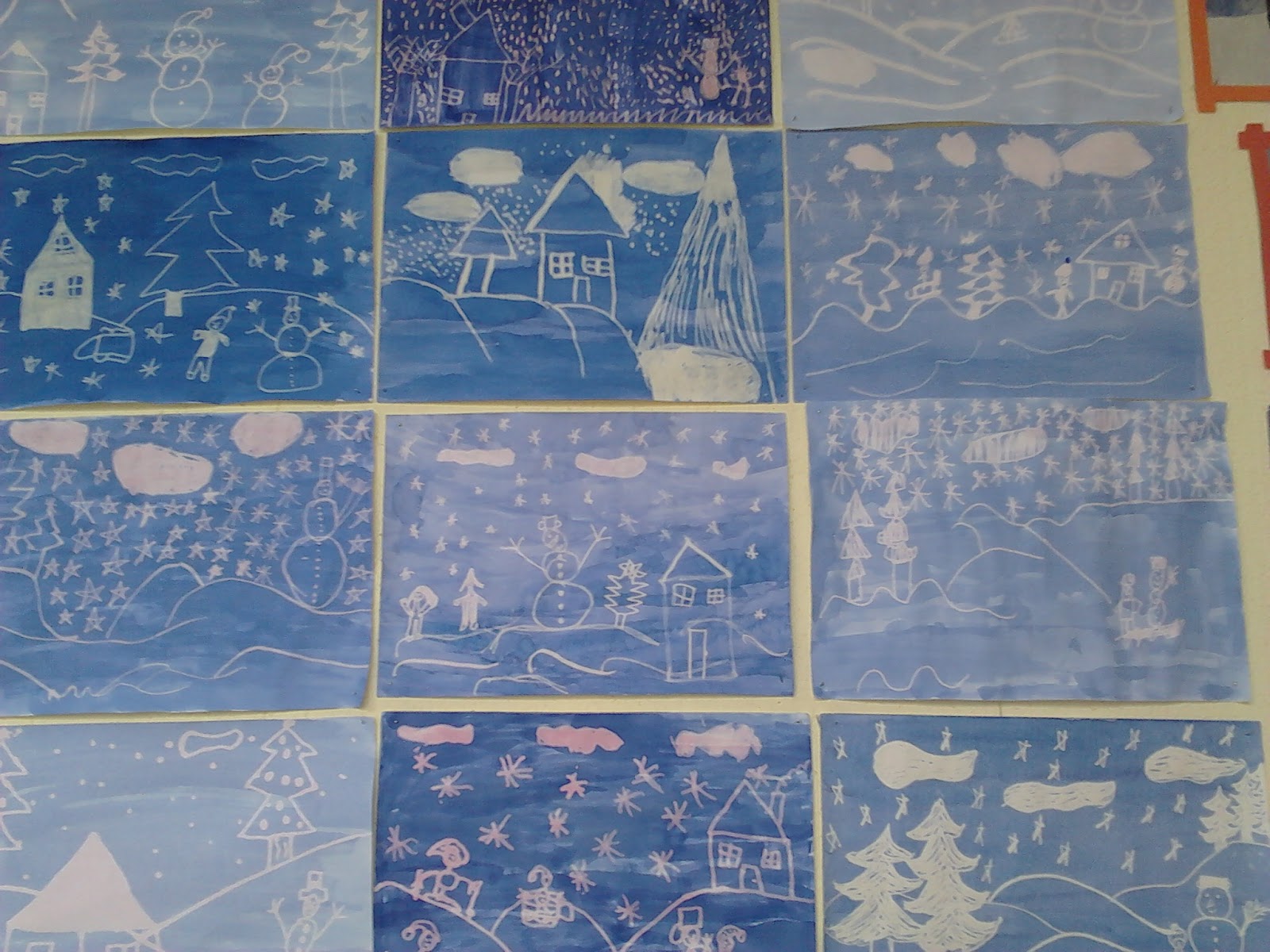 Pitici voinici - Clasa I A: Activităţi de iarnă