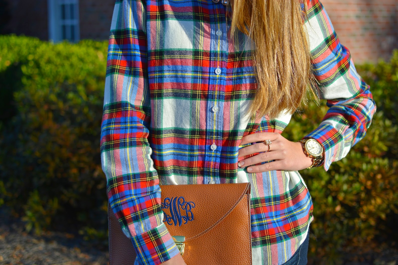 clad in plaid | Poised and Preppy: clad in plaid