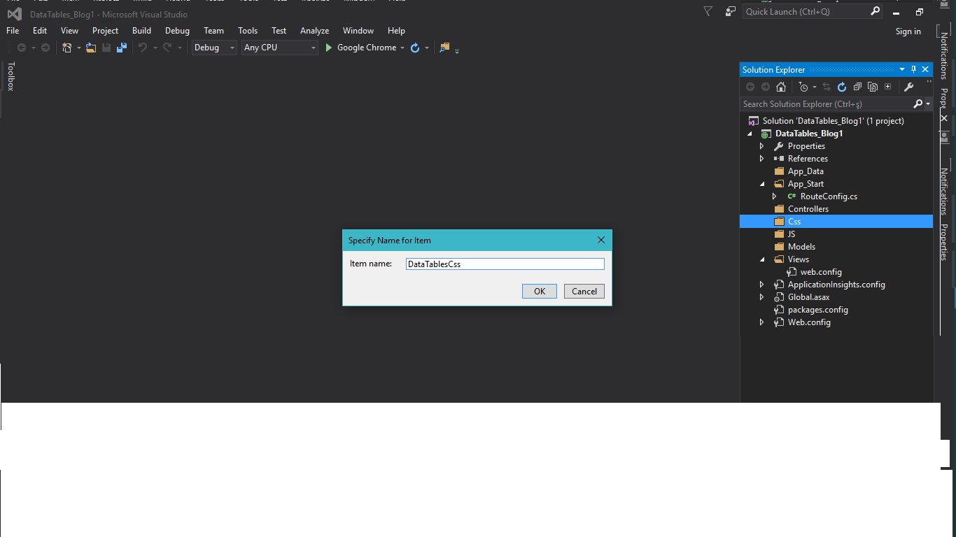 Html Table Eklentisi(DataTables) / 1 - Programlama