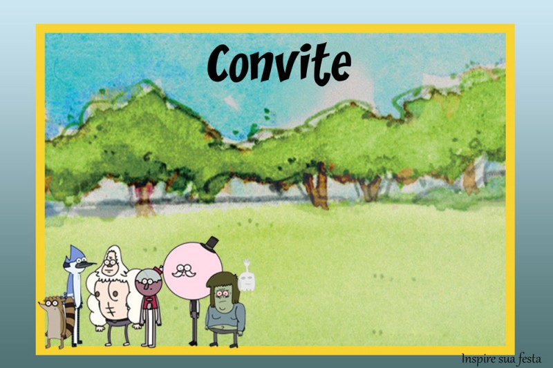 Regular Show Birthday Cards