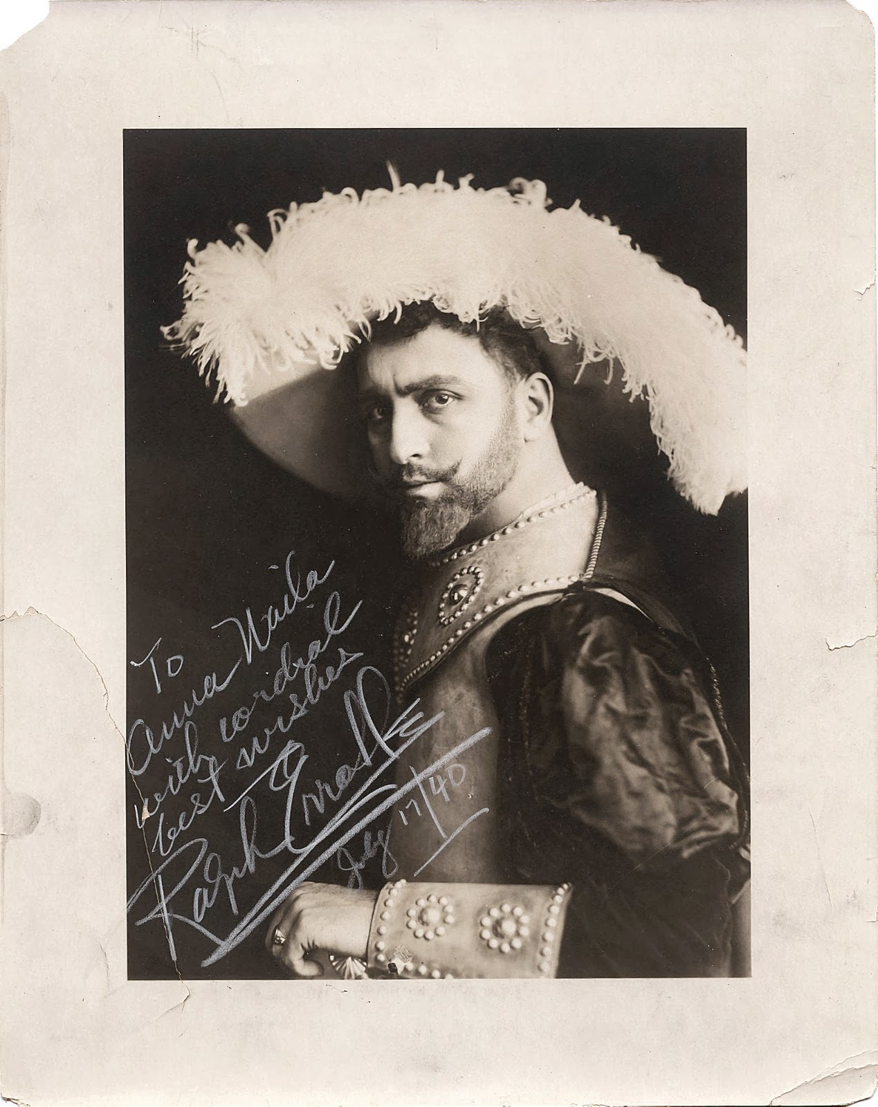 FORGOTTEN OPERA SINGERS : Ralph Errolle (Tenor) (?1890 – Philadelphia 1973)