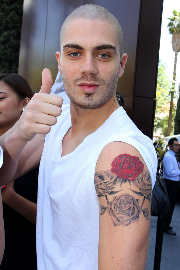 Tattoos BeZz: Max George shows us his first tattoo.
