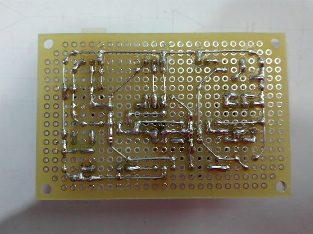音源とオーディオの電子工作（予定）: Arduino LFO Output Board はんだ付け完了