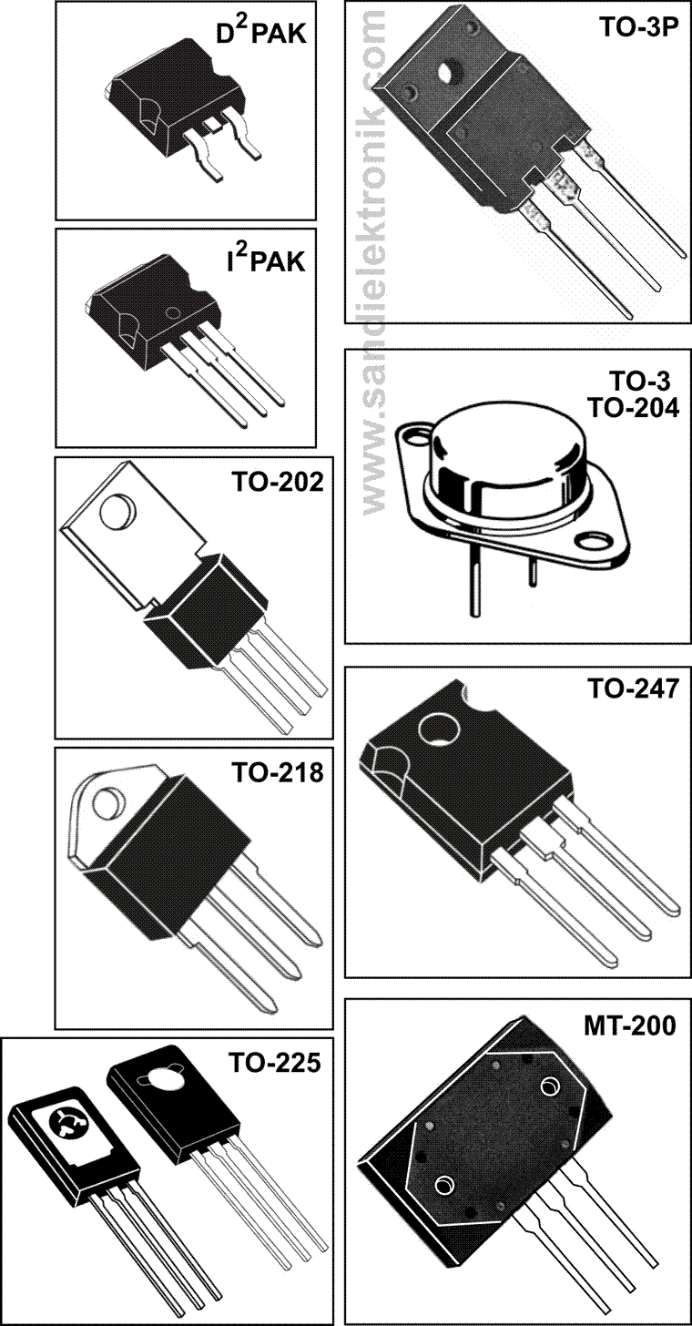 Standar Bentuk Casing Transistor | Sandi Elektronik