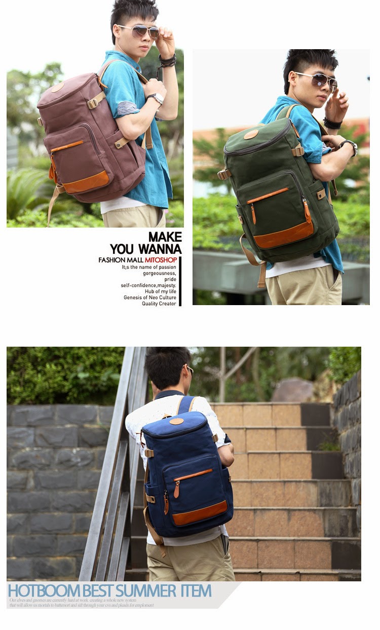 Beg Kanvas Lelaki Tahun Baru - kedai online