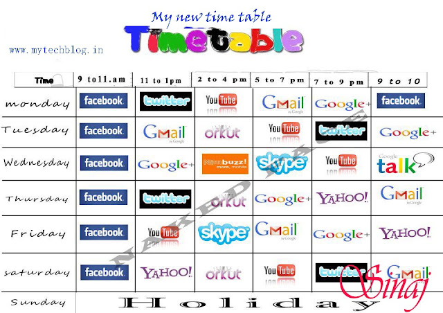 Fun With Me: MY NEW DAILY TIMETABLE